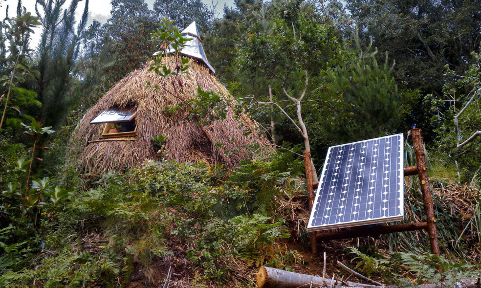 Solar-Powered Thatched Hut - Lloyd's Blog