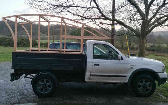 Custom Camper Shell on 2005 Mazda Inspired by Rolling Homes - Lloyd's Blog
